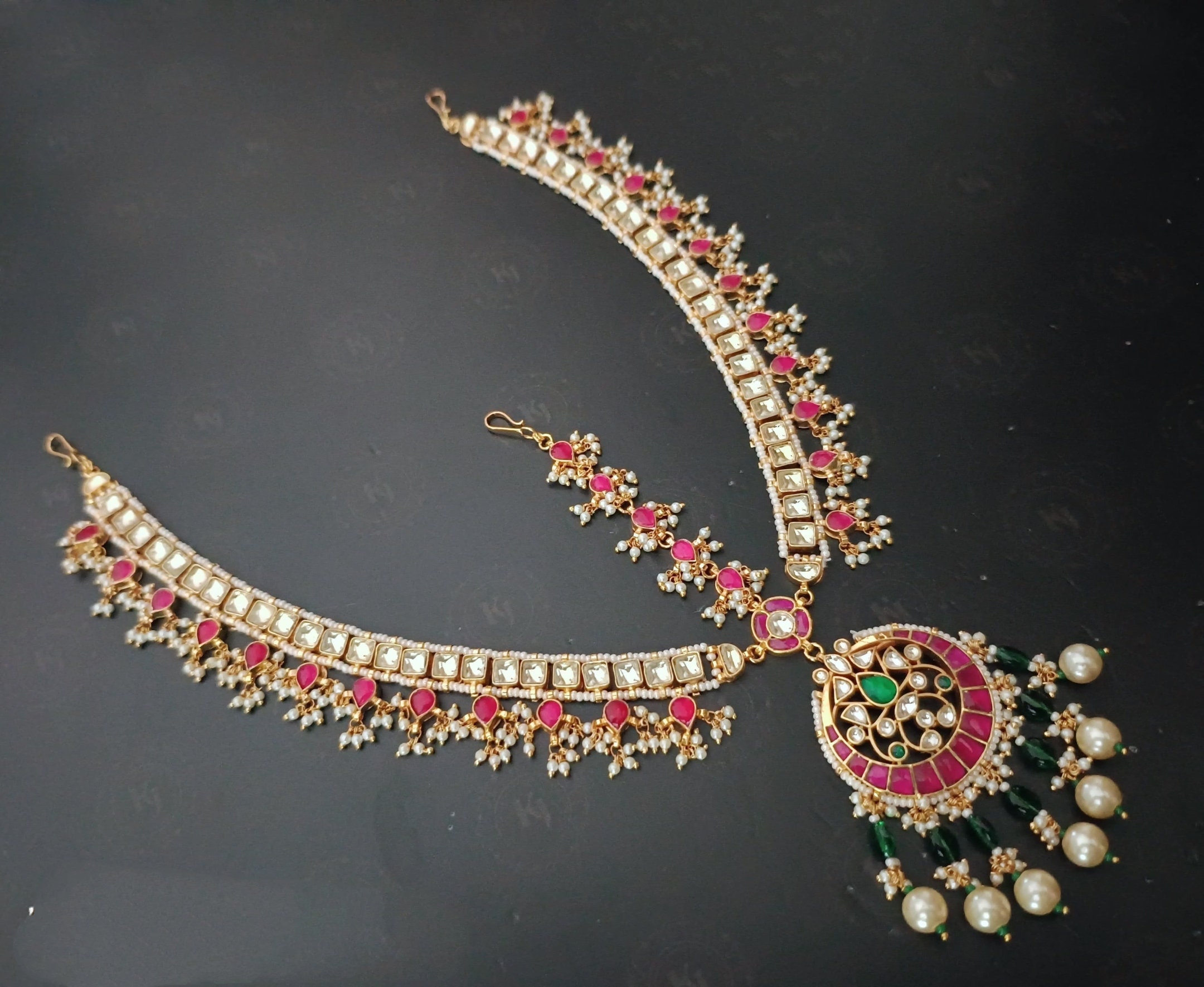 Mathapatti/kundan Mathapatti/rajasthani Mathapatti/gold Plated ...