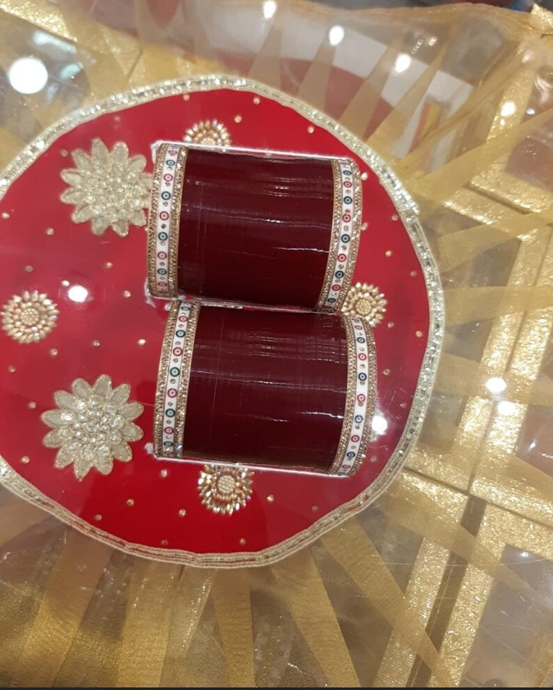 Traditional Bridal Chura. Punjabi Traditional Chuda. Wedding Bangles ...