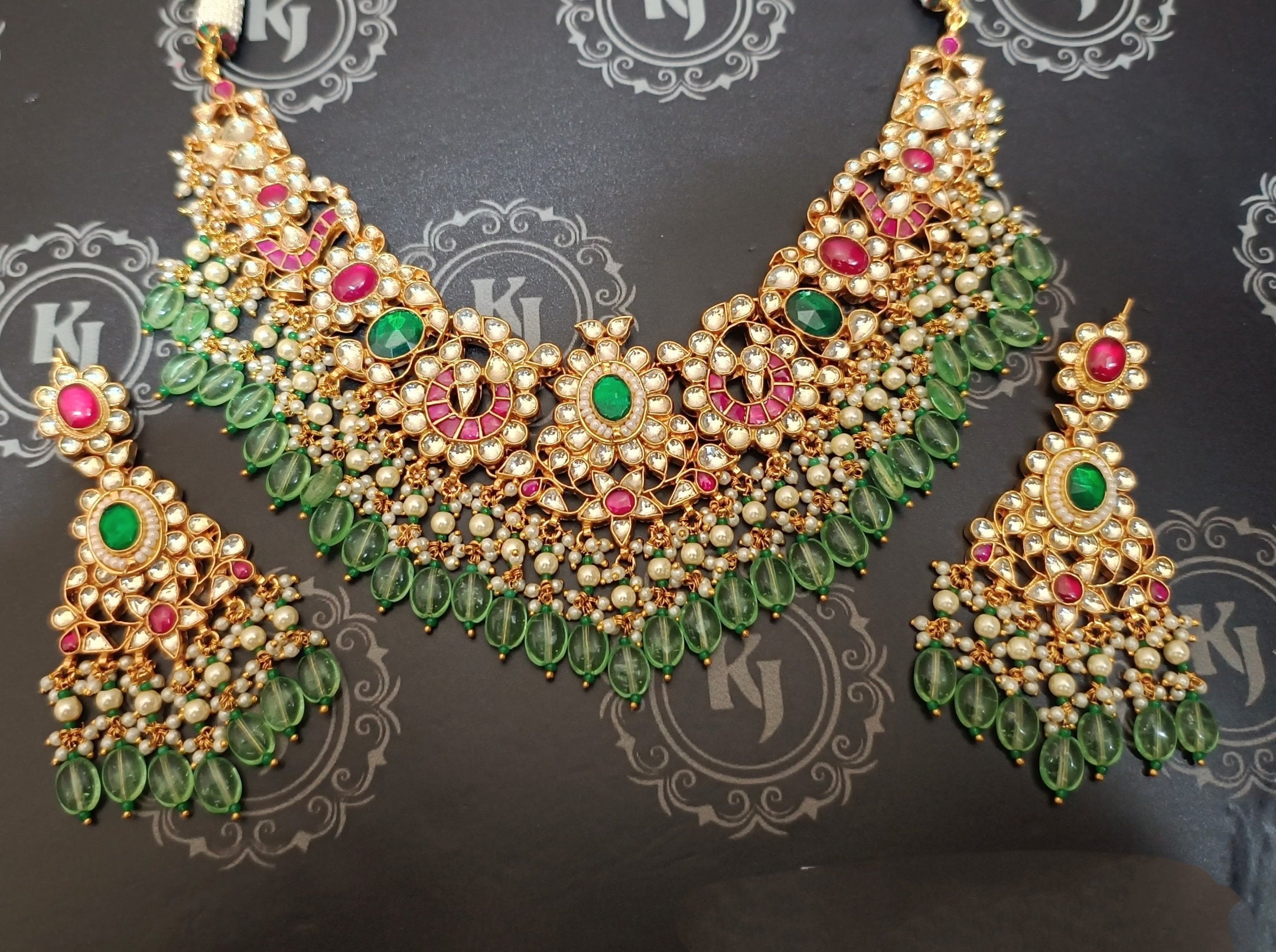 Pachi Choker Set, Sabyasachi Inspired Choker, Statement Choker, Real ...