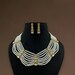 Pearl Moti Layered Choker Handmade Necklace, Polki Kundan Choker Indian ...