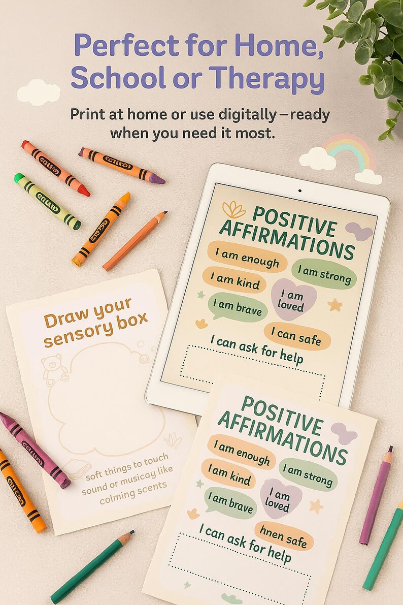 Calm Down Kit for Kids | Printable Emotional Regulation Activities ...