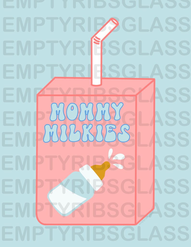 Mommy Milkies Juice Box - Etsy