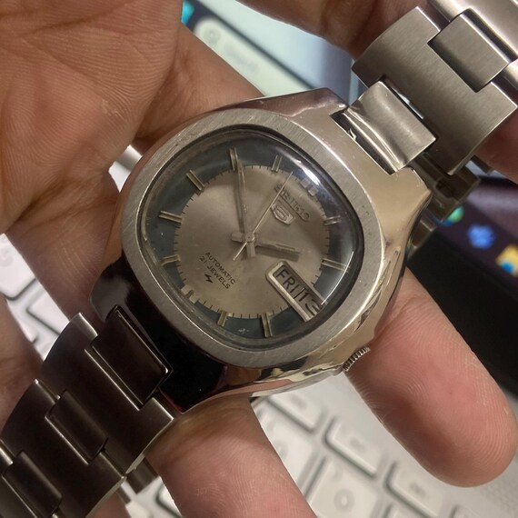 Vintage 1974 Seiko 5 Automatic 7019-5010 Day-Date Jap… - Gem