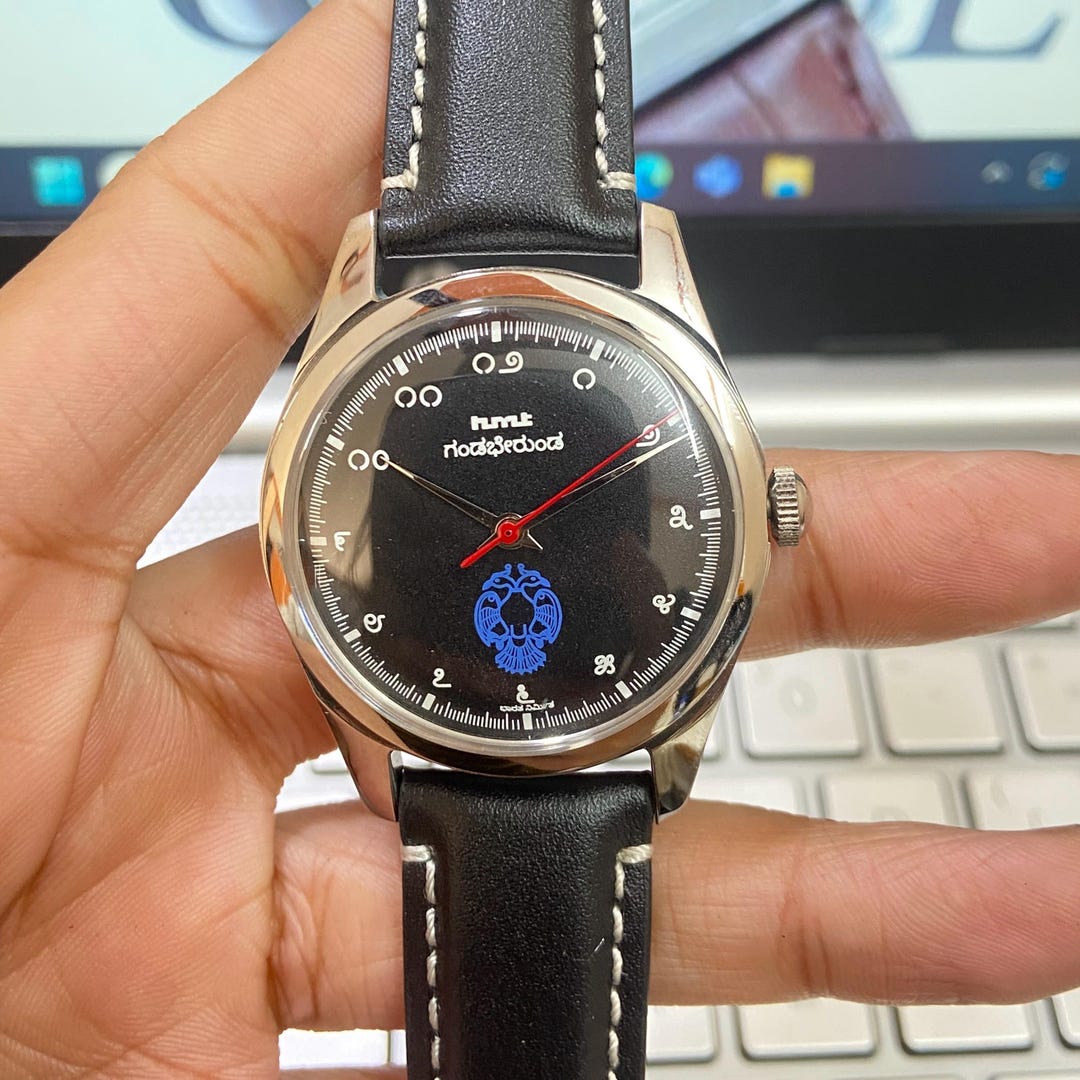 HMT Black the Mighty Ganda Berunda Mythical Twin Headed Bird Marking in ...