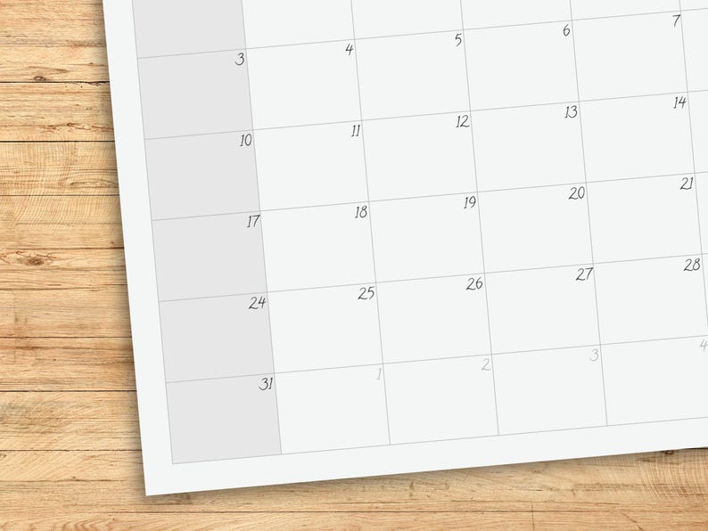 Academic Planner 2025-26: Printable Calendar (digital PDF) - Etsy