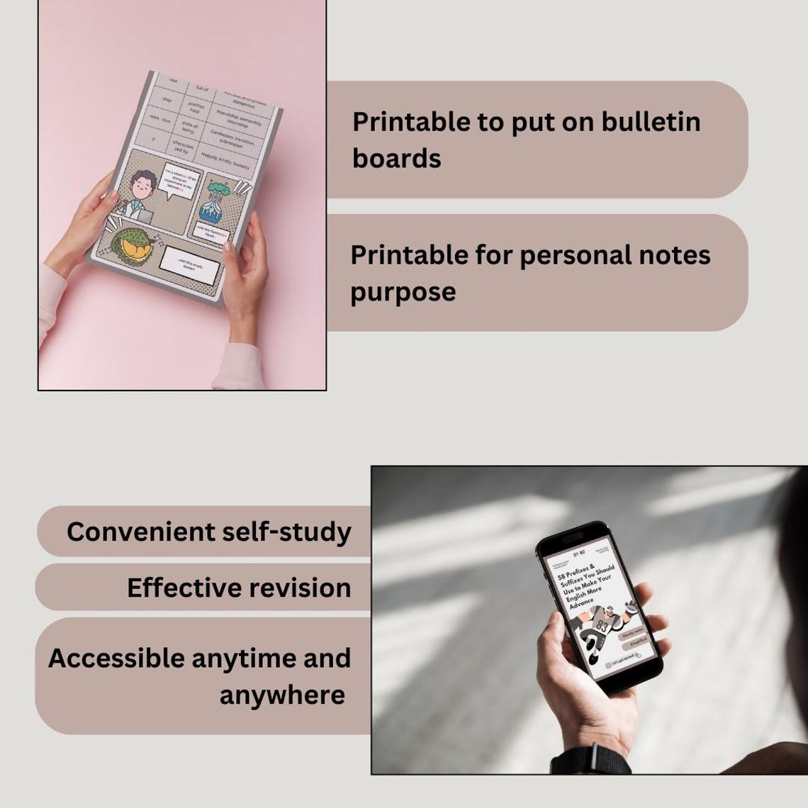 58 Prefixes & Suffixes English Infographic Digital Printable Notes for ...