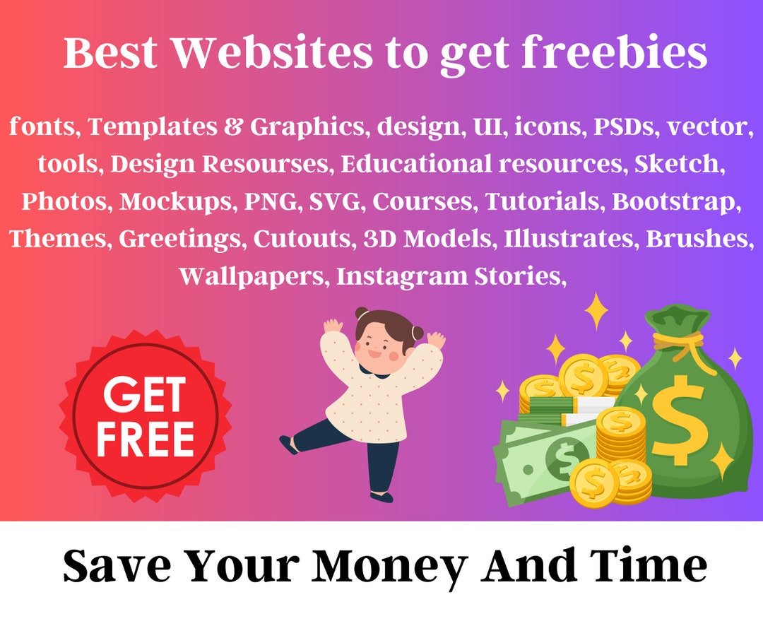 Discover Freebies Galore: 3D Models, Greetings, Bootstrap Themes, Courses, Tutorials & More - Etsy