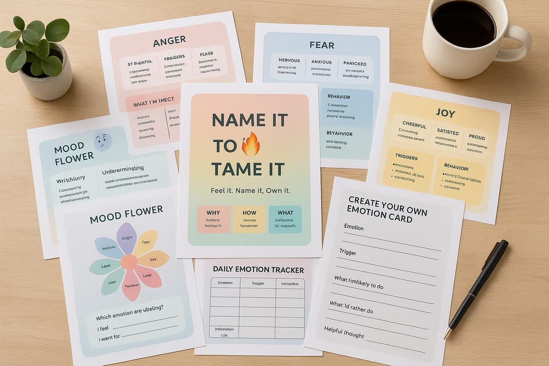 Name It to Tame It – Emotion Regulation & Early Signs Toolkit | Mental ...