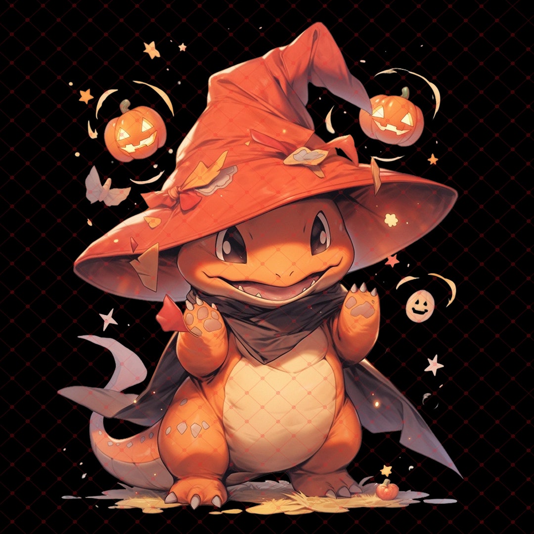 Charmander Pumpkin Halloween PNG Bundle Halloween Anime Png - Etsy