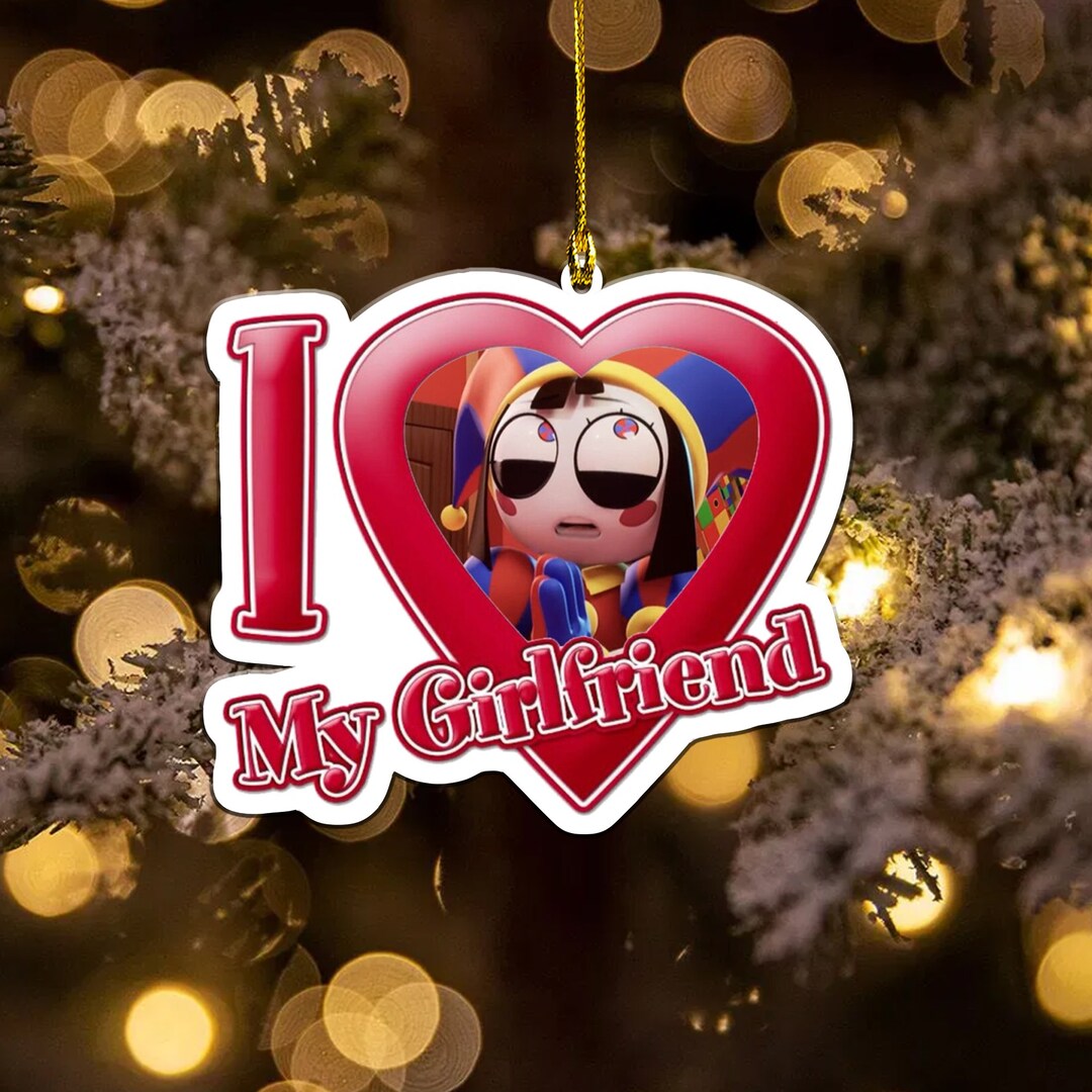 The Amazing Digital Circus Ornaments Pomni I Love My Girl Etsy Uk