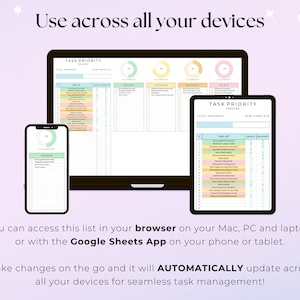 Eisenhower Matrix Priority Spreadsheet, Task Tracker Google Sheets ...
