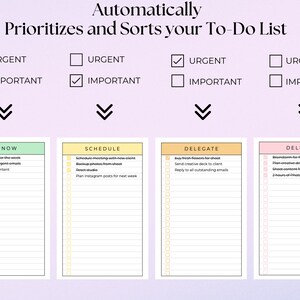 Eisenhower Matrix Priority Spreadsheet, Task Tracker Google Sheets ...