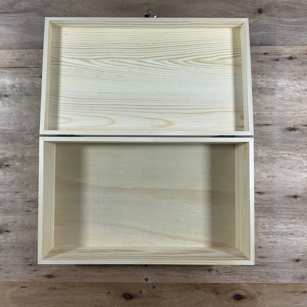 Unfinished Wood Box - Etsy
