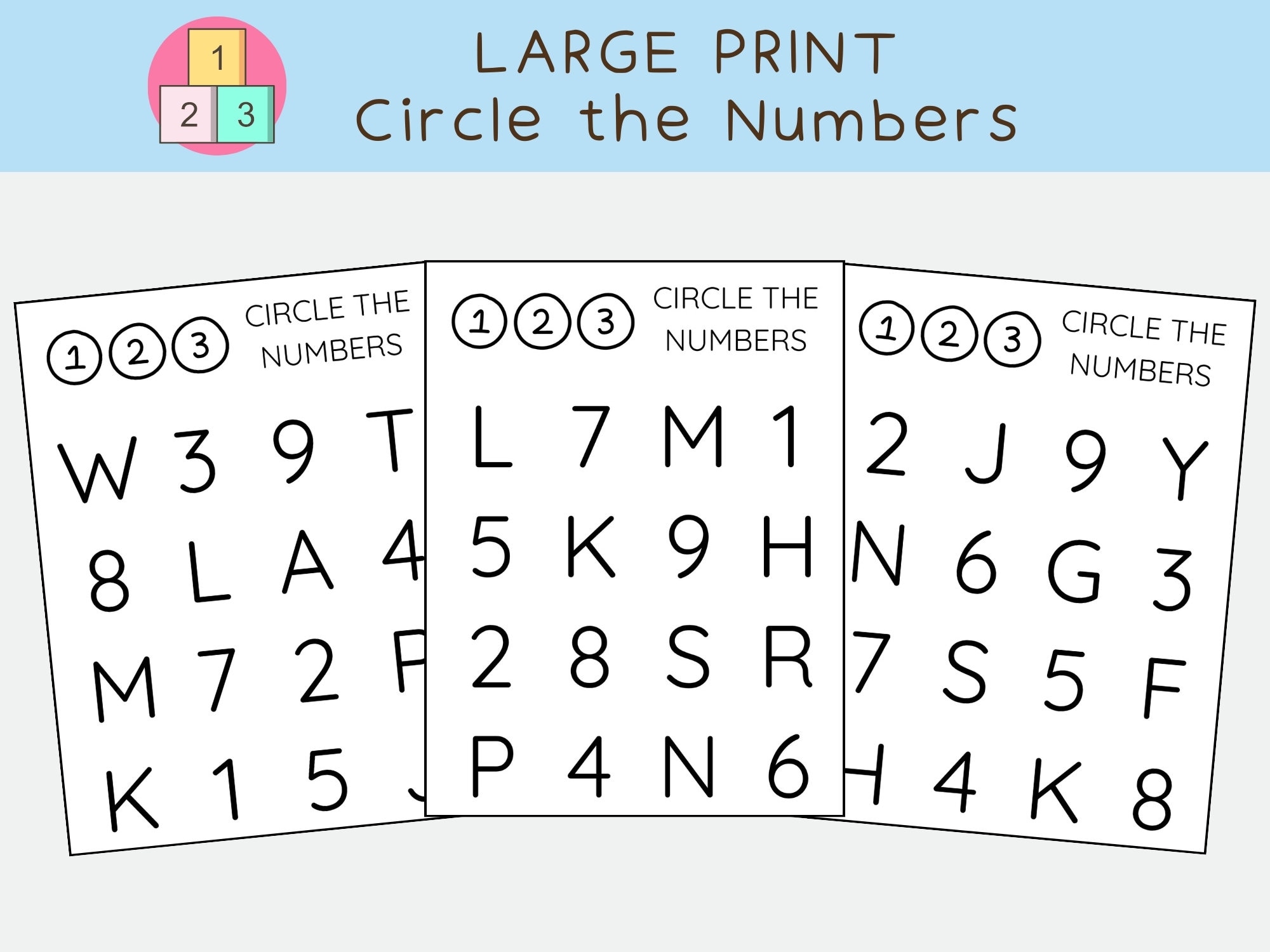 Preschool Number Worksheets Bundle Educational for Early Childhood ...