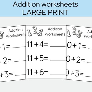 Printable Addition Worksheets Two Digit Addition Fill in the Blank ...