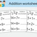Printable Addition Worksheets Two Digit Addition Fill in the Blank ...