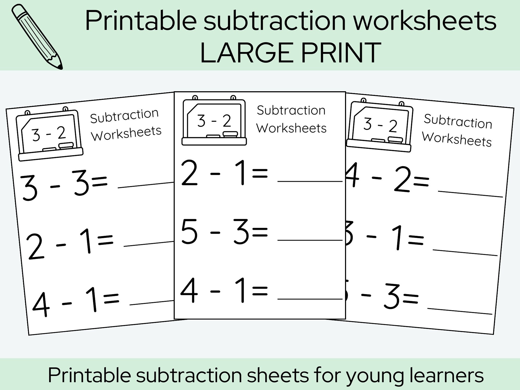 Subtraction Worksheets Printable Subtraction Worksheets Single Digit ...