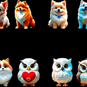 Adorable Pets Clipart Bundle, Adorable Animals, Clipart, Clipart Bundle ...