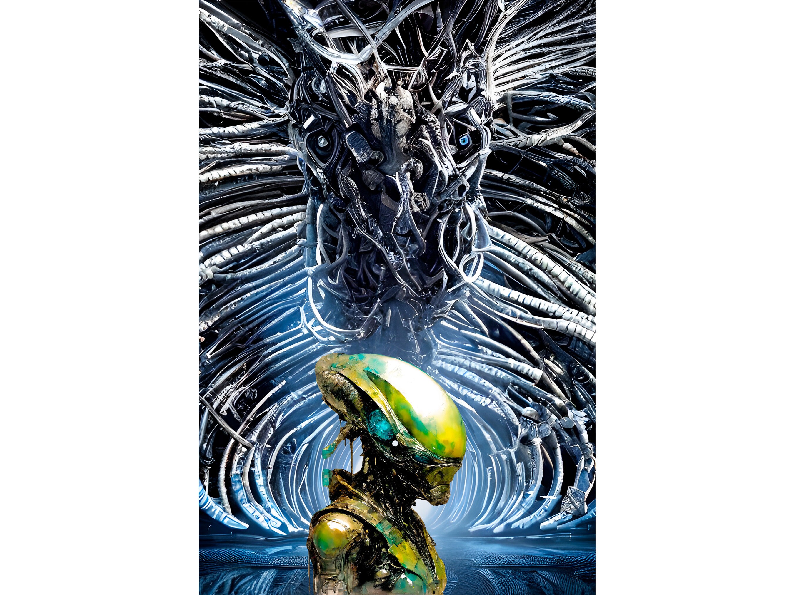 Printable Alien Portraits Digital Paper, Scrapbooking, Scrapbook Paper ...