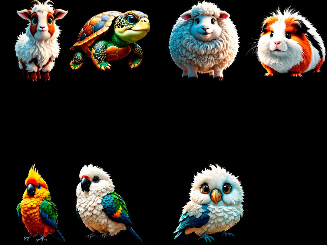 Adorable Pets Clipart Bundle, Adorable Animals, Clipart, Clipart Bundle ...