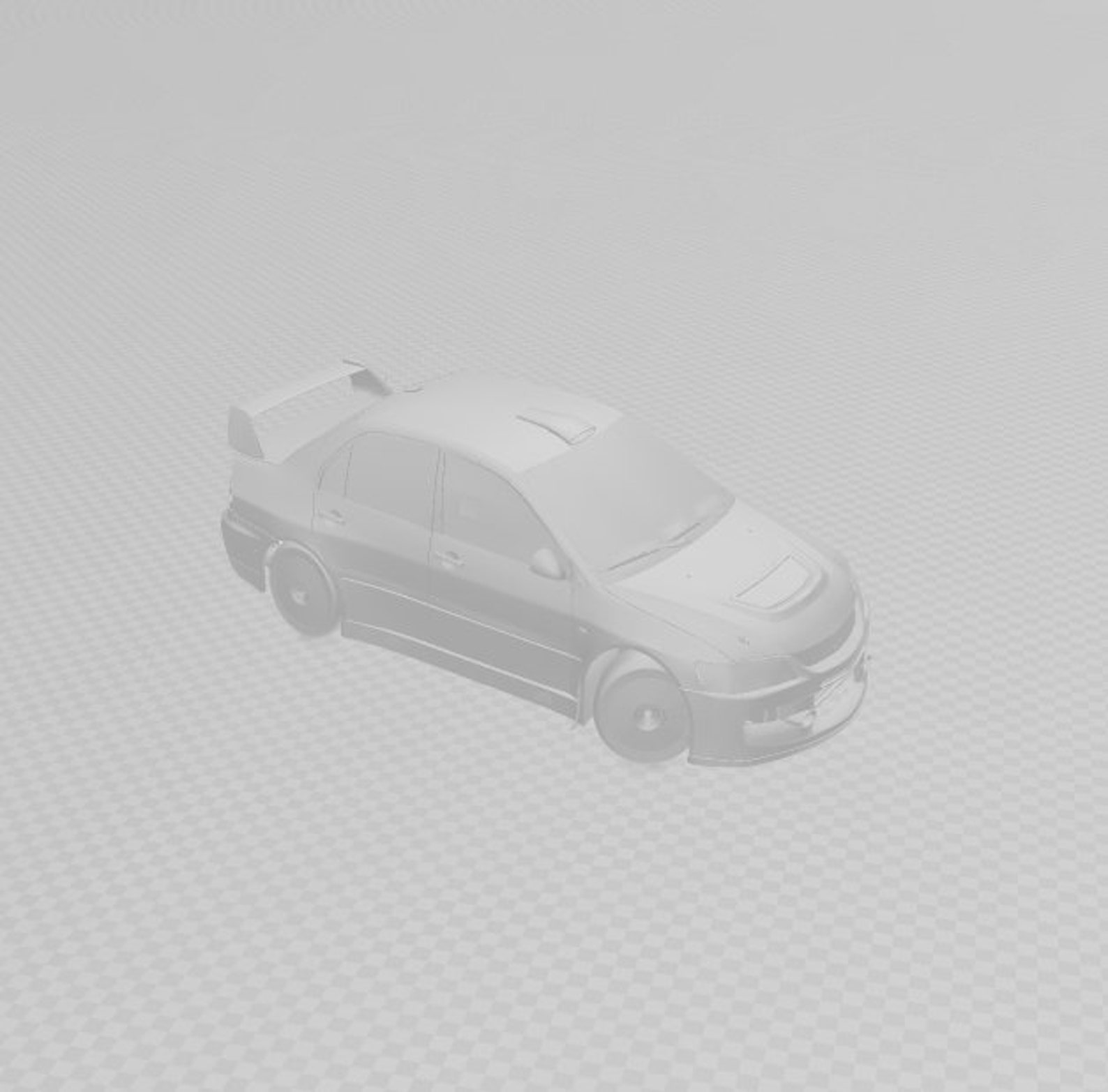 Mitsubishi EVO 9 3D Stl File Iconic Cars Stl Super Car 3d Stl File 3D ...