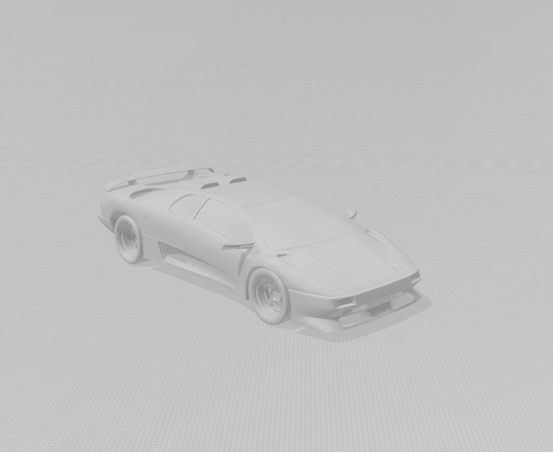 Lamborghini Diablo 3D Stl File Iconic Cars Stl Super Car 3d Stl File 3D ...