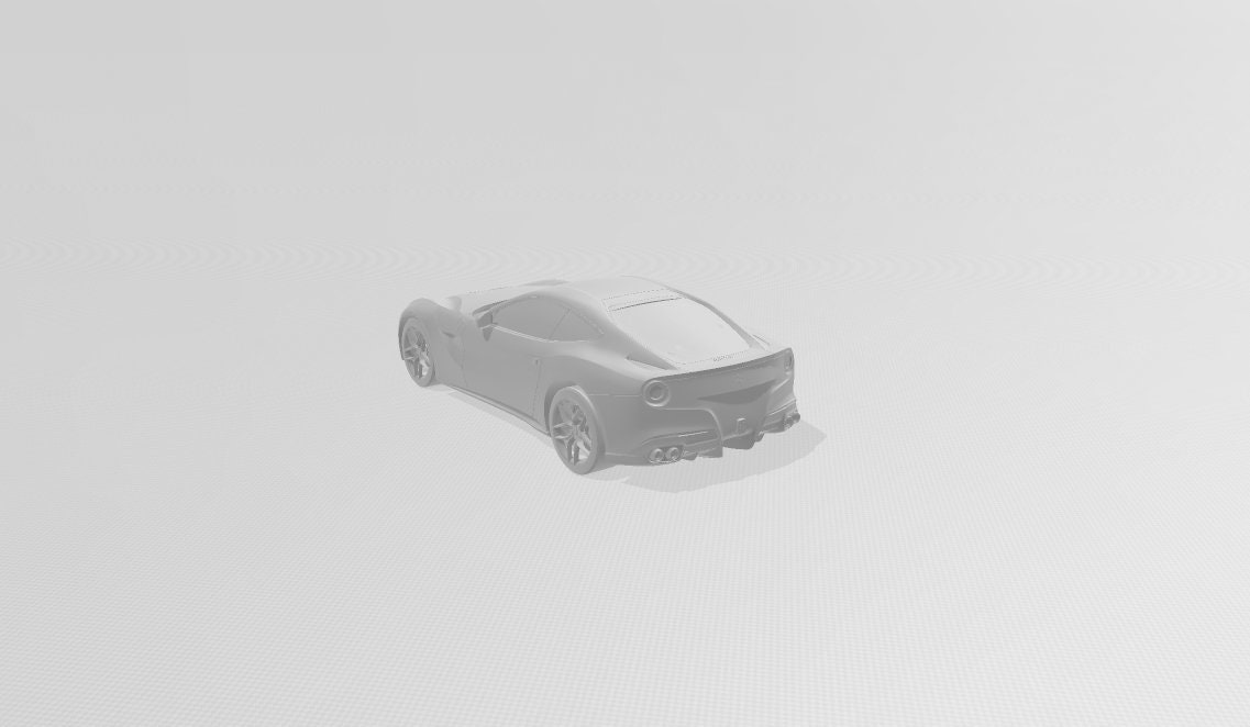 Ferrari F12 3D Stl File Iconic Cars Stl Super Car 3d Stl File 3D Ready ...