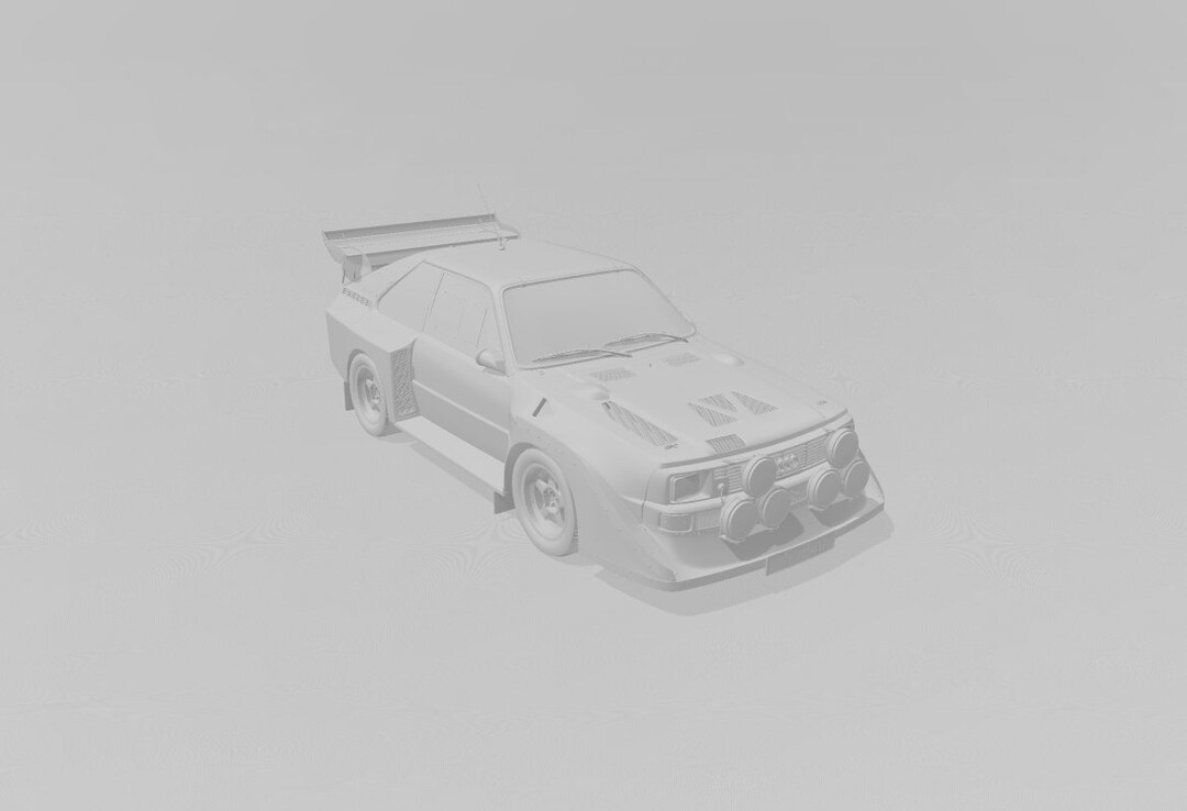 Audi S1 3D Stl File Iconic Cars Stl Super Car 3d Stl File 3D Ready ...