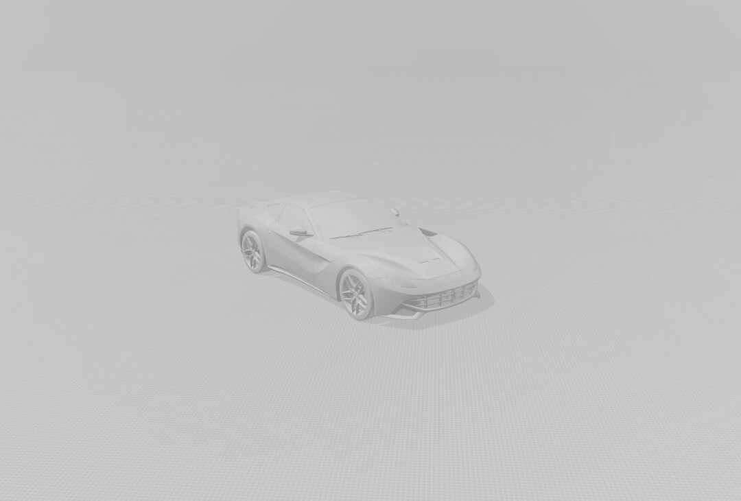 Ferrari F12 3D Stl File Iconic Cars Stl Super Car 3d Stl File 3D Ready ...