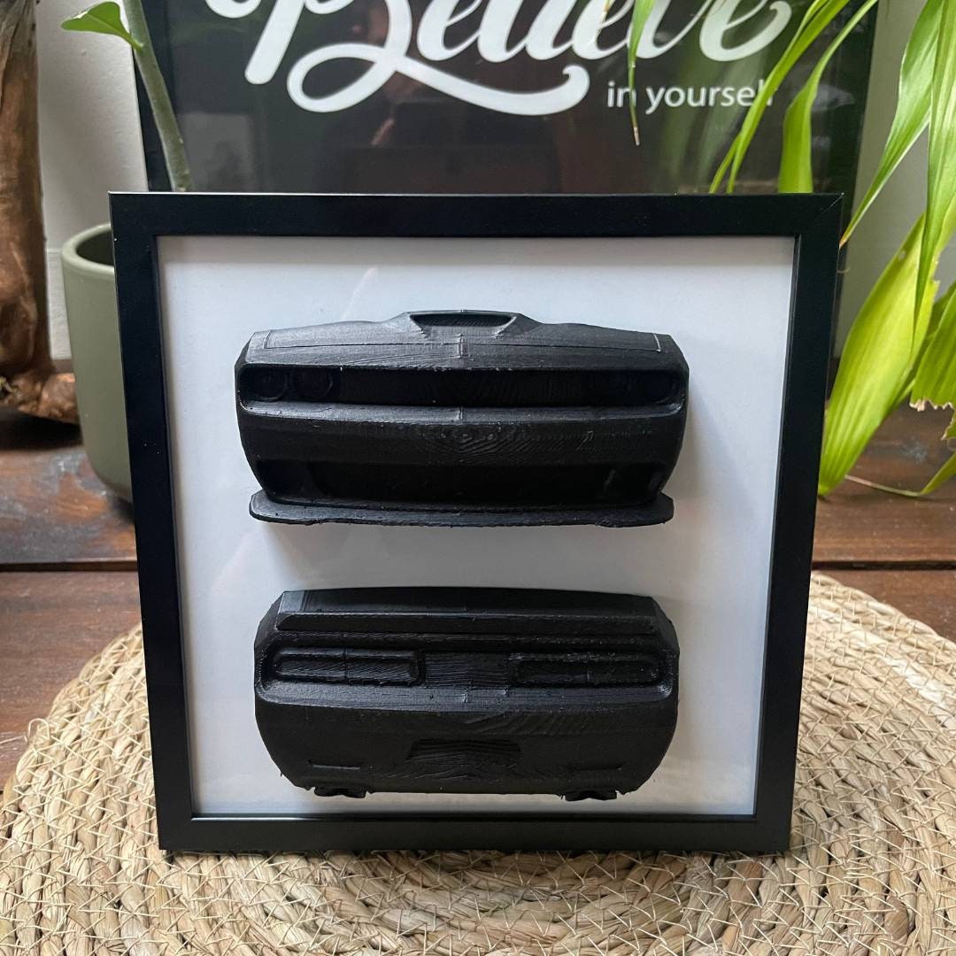3d Print Dodge Challenger Srt Hellcat Picture Frame Sculpture - Etsy
