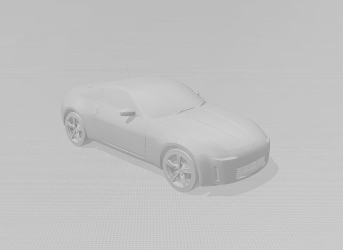 Nissan 350Z 3D Stl File Iconic Cars Stl Super Car 3d Stl File 3D Ready ...