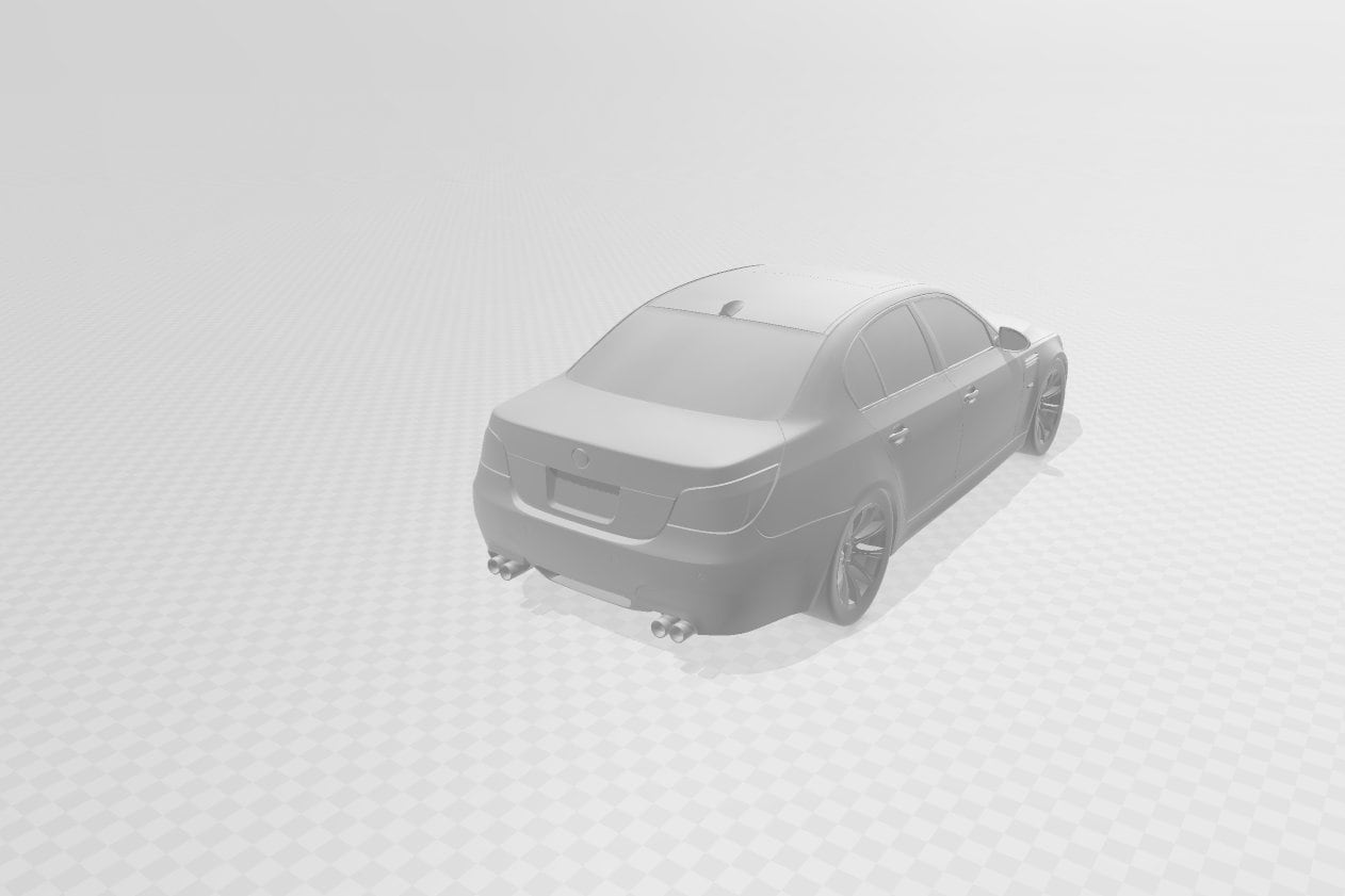 BMW M5 E60 3D Stl File Iconic Cars Stl Super Car 3d Stl File 3D Ready ...