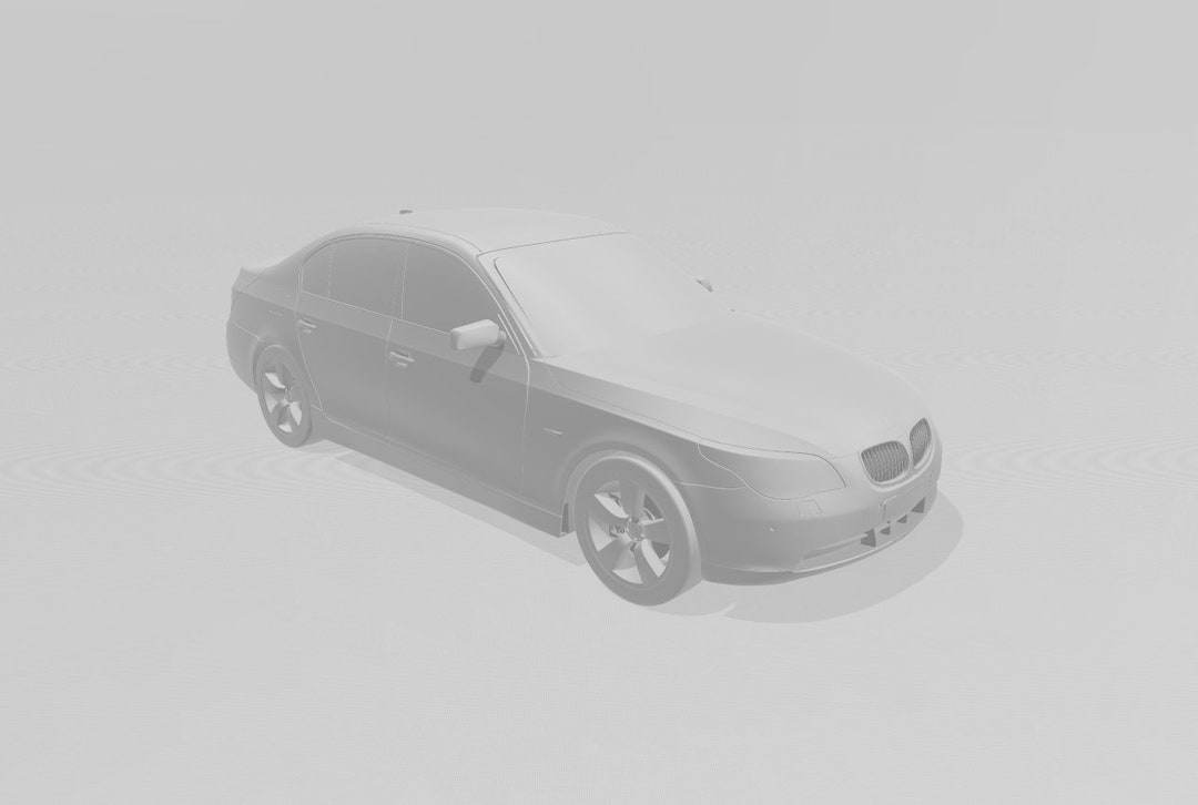 BMW 5 E60 3D Stl File Iconic Cars Stl Super Car 3d Stl File 3D - Etsy
