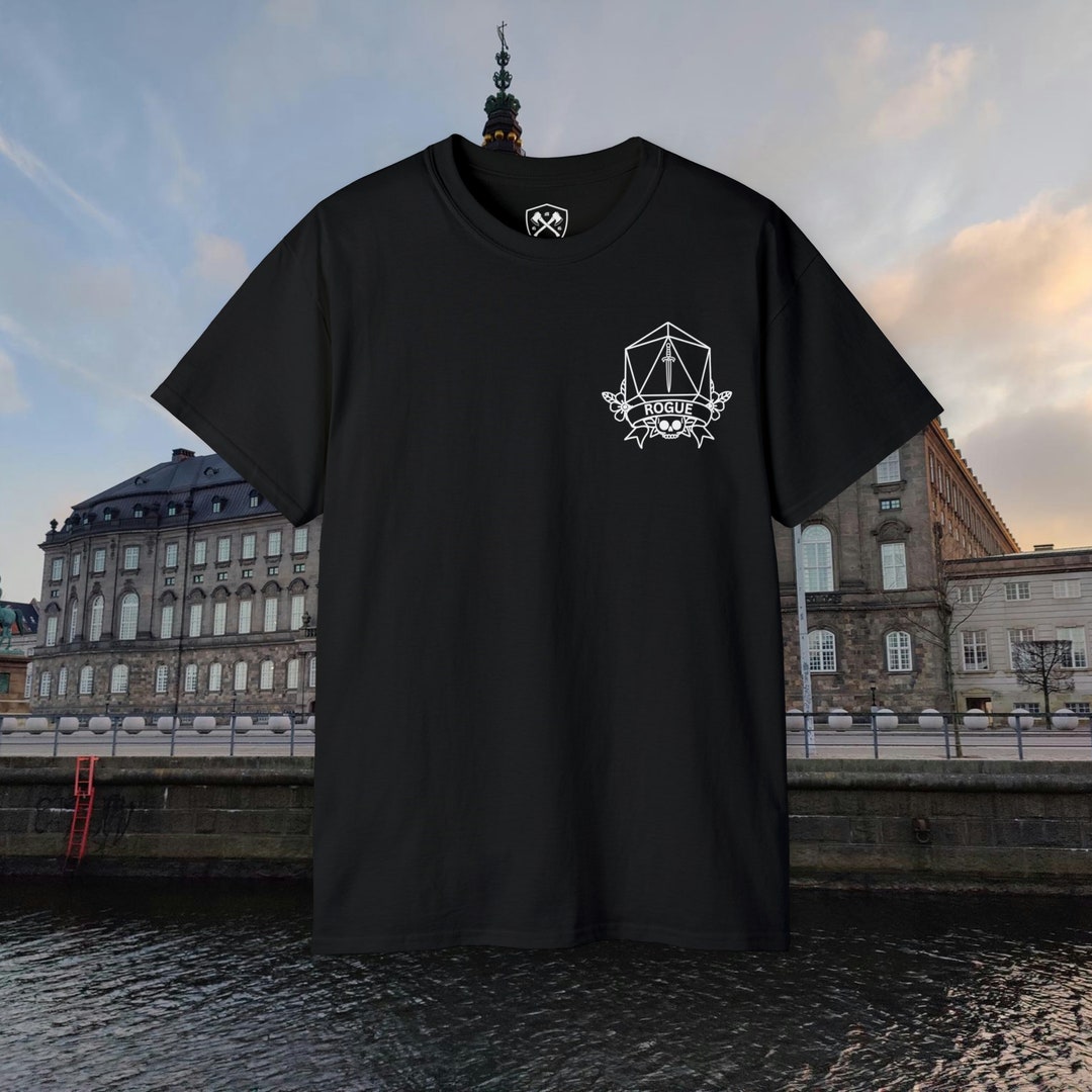 D20 Rogue Logo Shirt, Pathfinder and DND Inspired Funny T-shirt ...