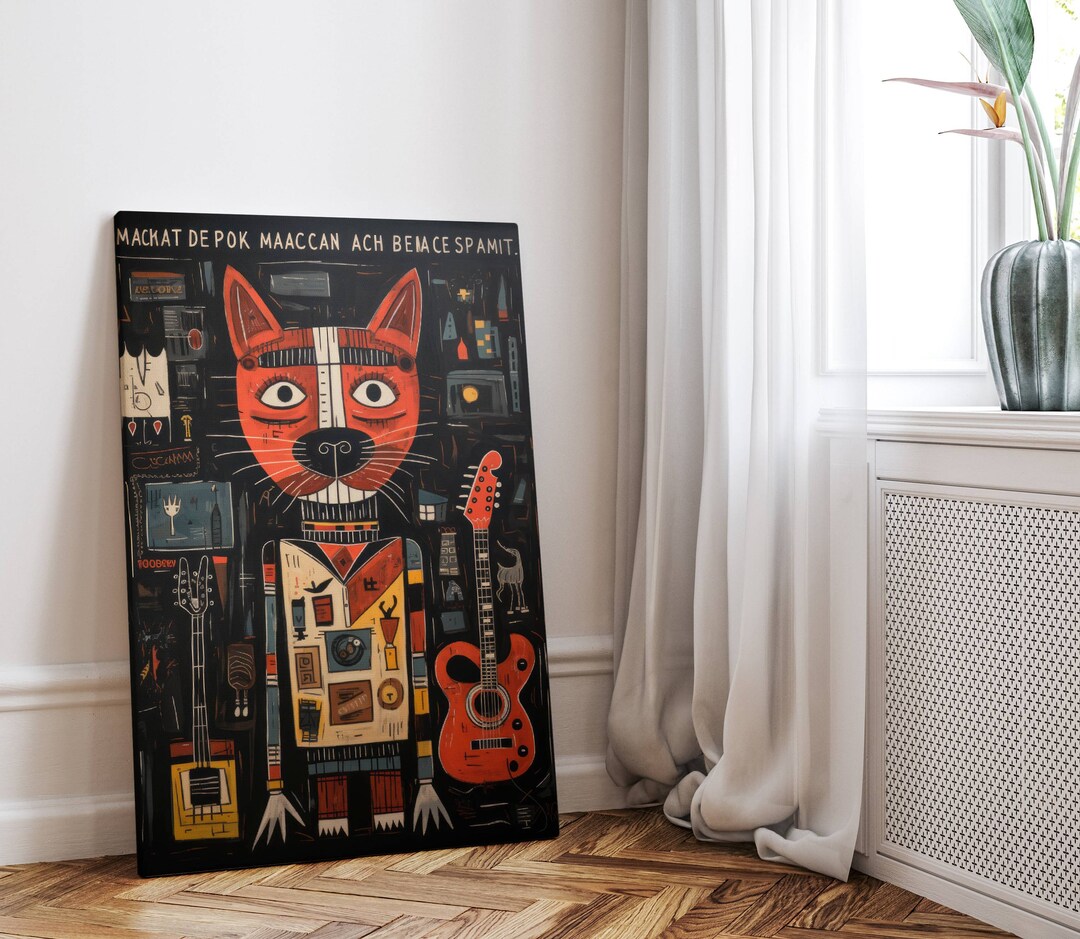 Basquiat Wall Art Print Jean-michel Basquiat Canvas Canvas Picture Rock ...