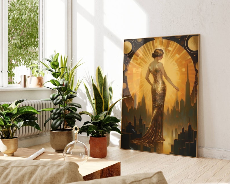 Art Deco Poster, Art Deco Wall Art, Art Deco Framed Prints, With or ...