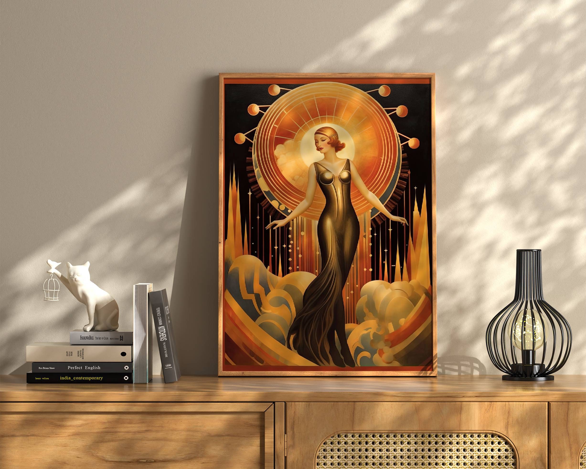 Art Deco Poster, Art Deco Wall Art, Art Deco Framed Prints, With or ...