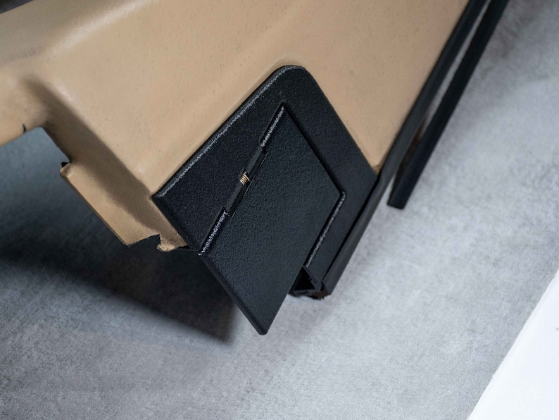 BMW E30 Convertible Roof Cover Plastic Flap Riser Mechanism Trim Right ...