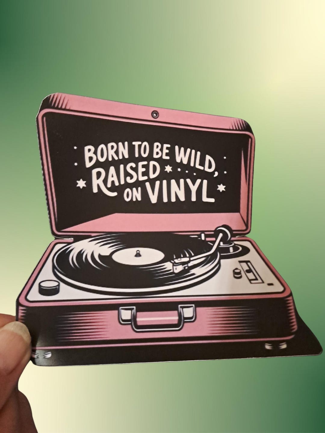 Record Player Stickers, DJ Music Stickers, Vintage Scrapbooking Laptop ...