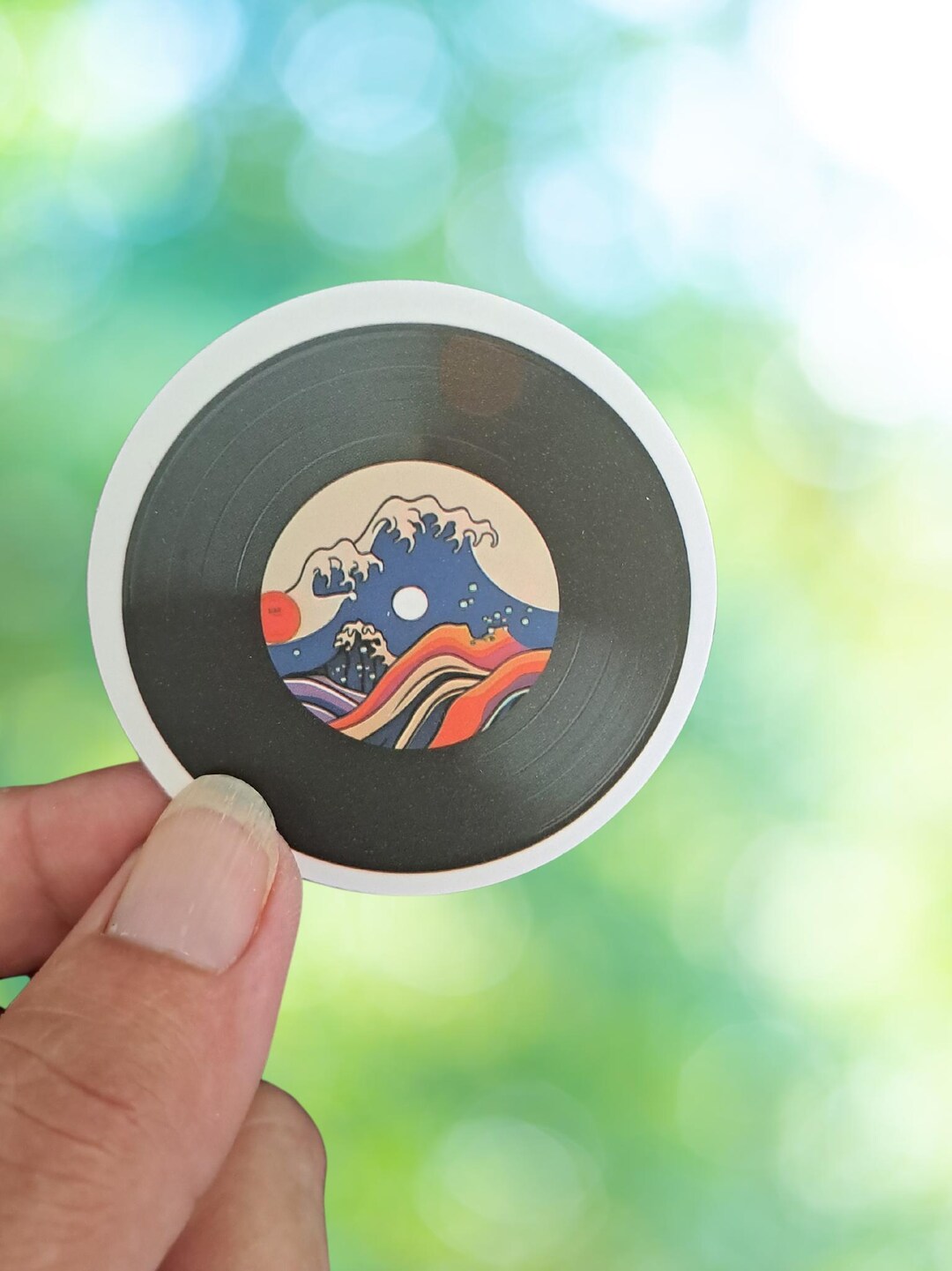 5 Stickers Record Player Vinyl Stickers Record Player Stickers Retro ...