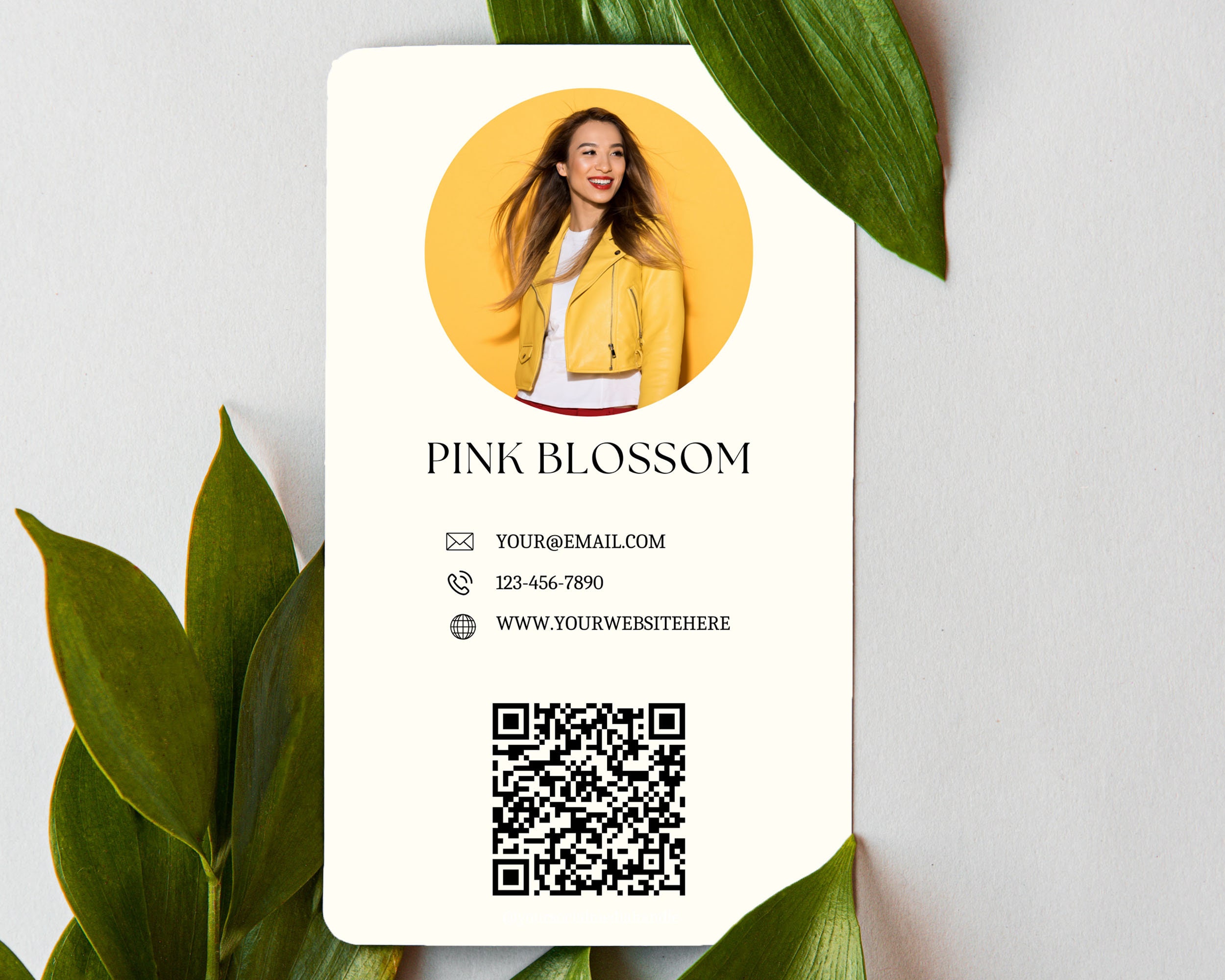 2024 Yellow IG Instagram Business Card, IG Business Card, Lash Tech ...