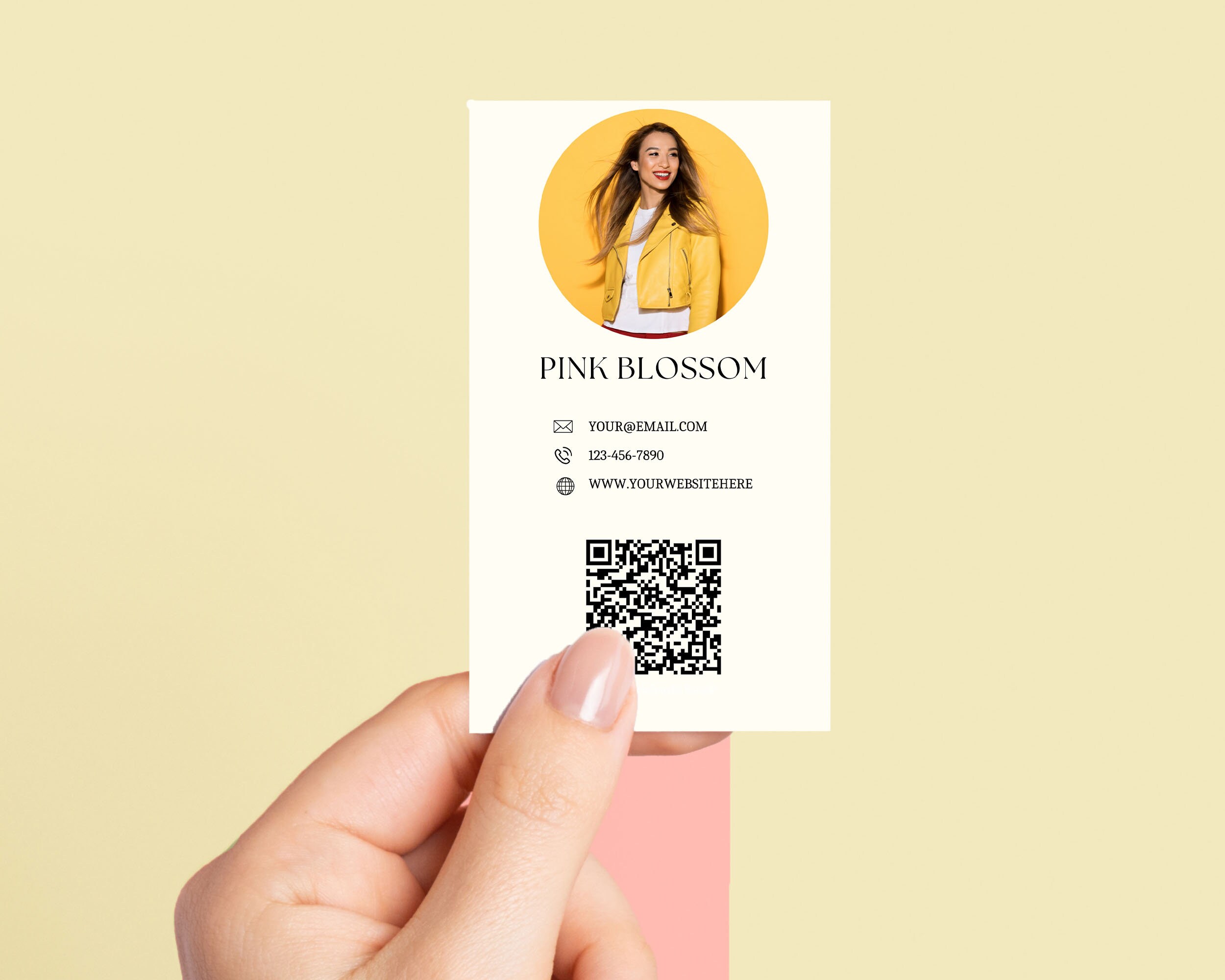2024 Yellow IG Instagram Business Card, IG Business Card, Lash Tech ...