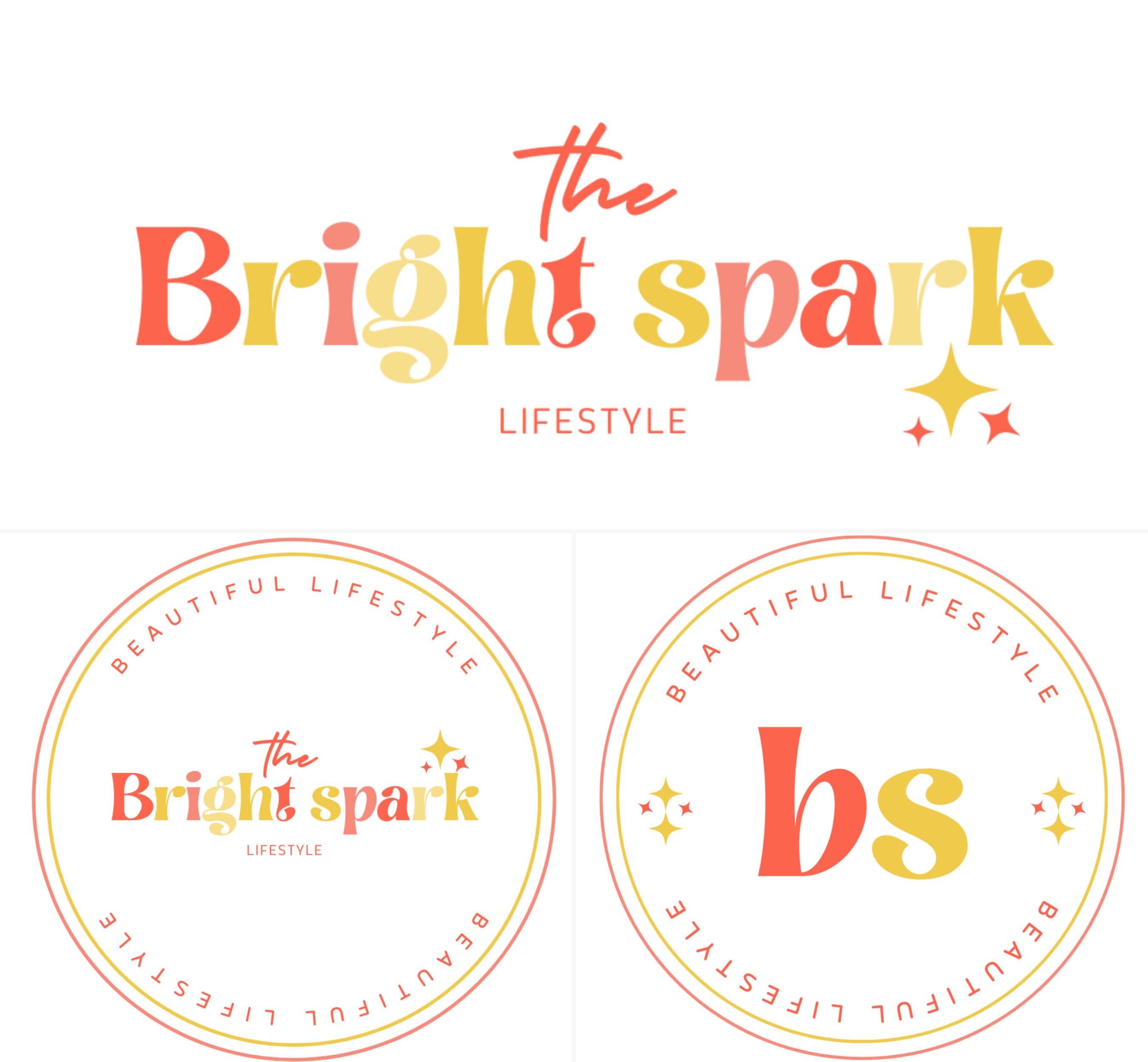 Editable Bright Retro Colorful Logo Design Instant Download - Etsy