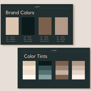 Editable Brand Guideline Templates for CANVA / CANVA Brand Presentation ...