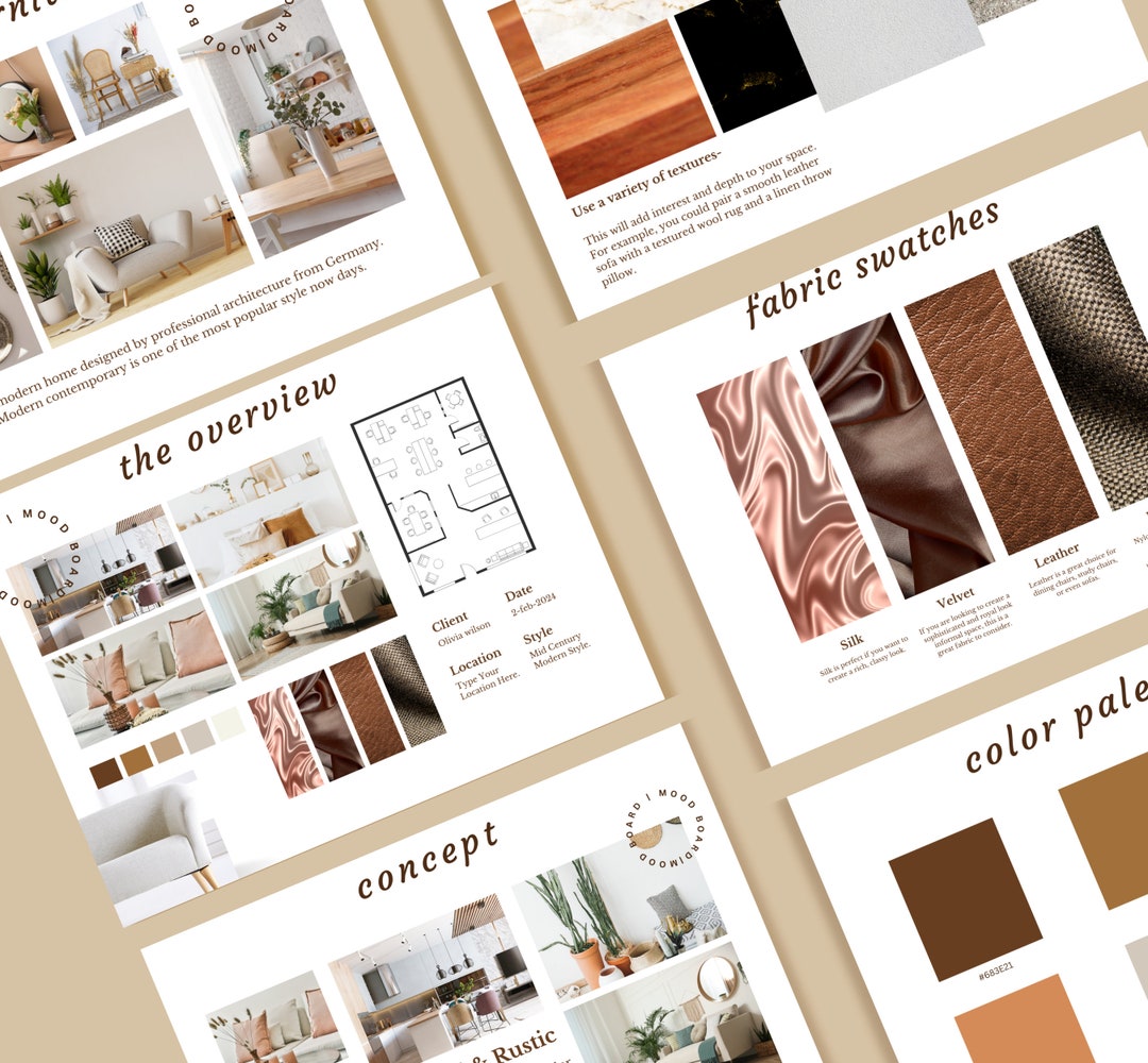 Interior Design Project Presentation Interior Project - Etsy