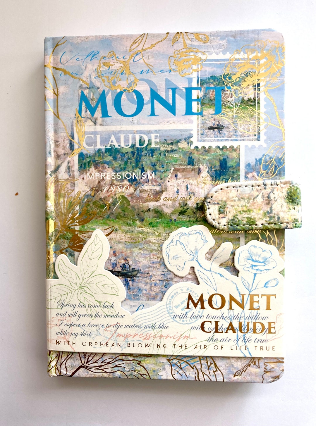 Claude Monet Notebook, 192 Colourful Pages for Journalling, Scrapbook ...