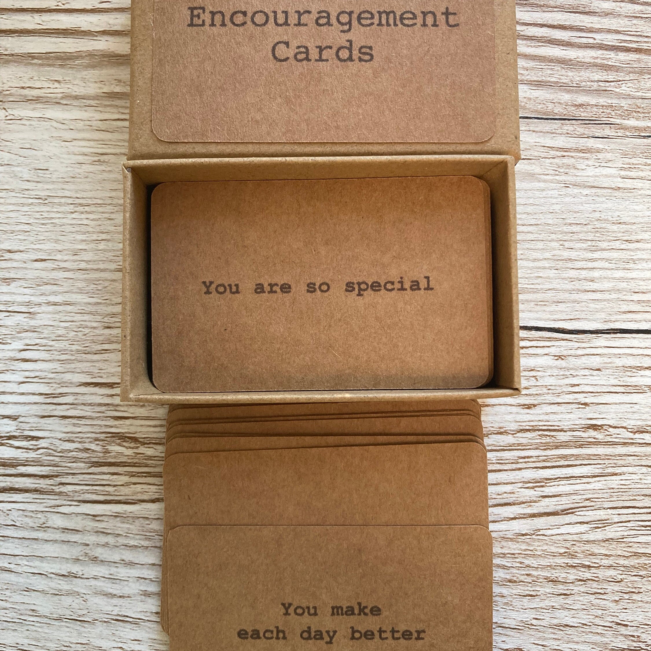 Box of 24 Mixed Encouragement Quote Cards, Motivational Quotes ...