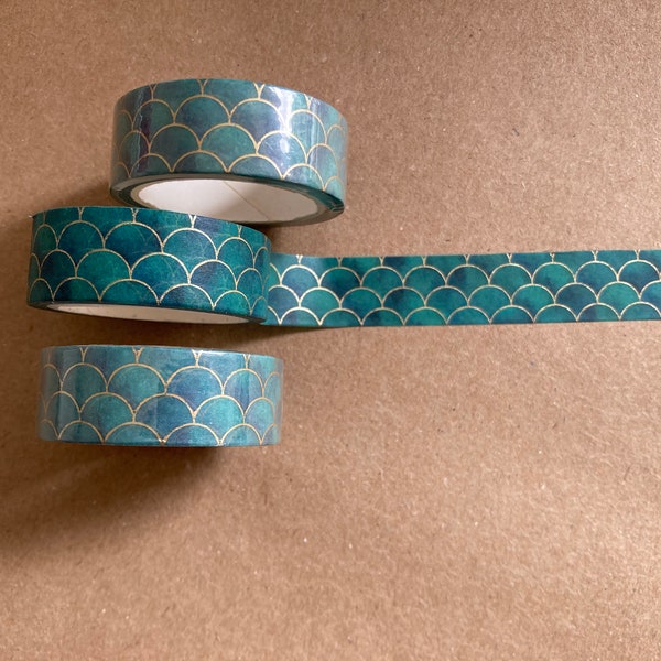 Teal Washi Tape - Etsy