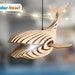 Wooden Whale Ceiling Chandelier nautical Elegance for Your Space Wood ...