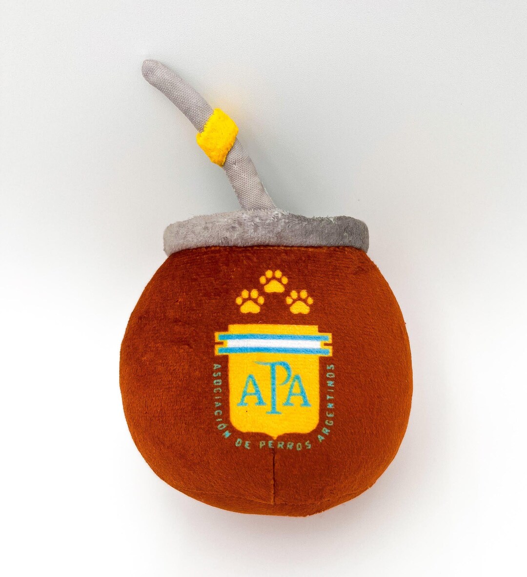 Plush Mate Dog Toy, Yerba Mate, Argentina Dog Toy, Squeaker Toy, Dog ...